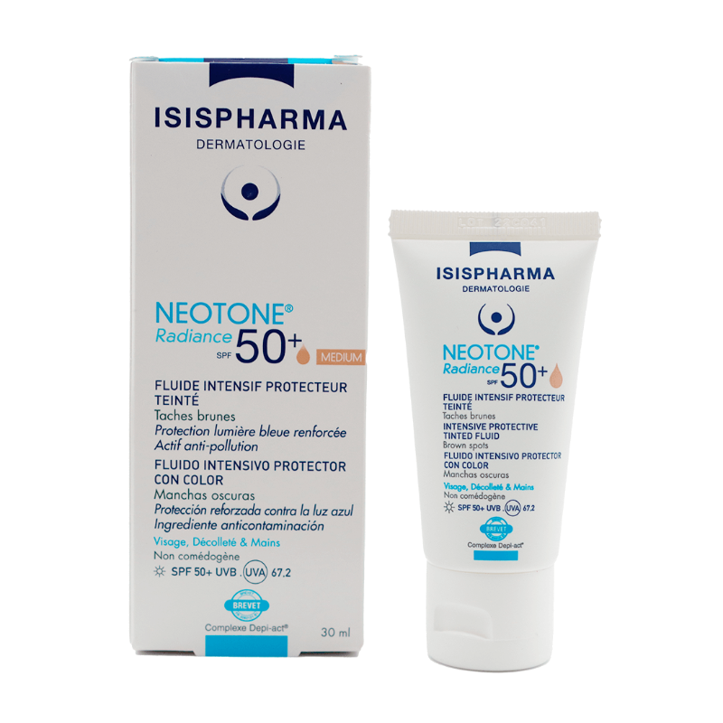 ISISPHARMA NEOTONE RADIANCE SPF50 COLOR MEDIUM 30 mL – Cremas Premium