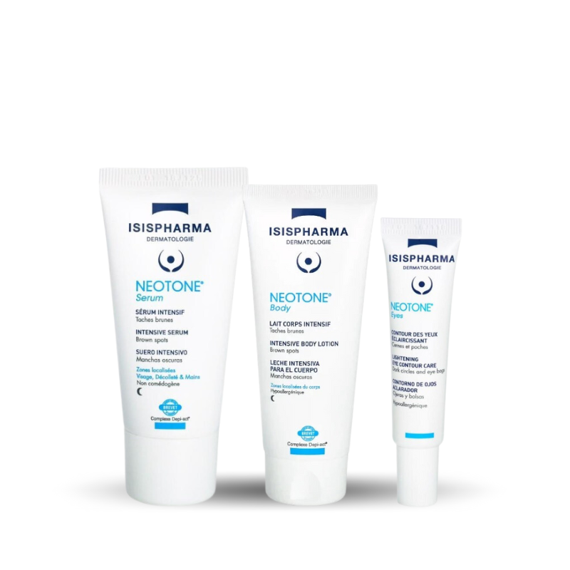 NEOTONE TRÍO TRATAMIENTO DESPIGMENTANTE FACIAL Y CONTORNO DE OJOS ...