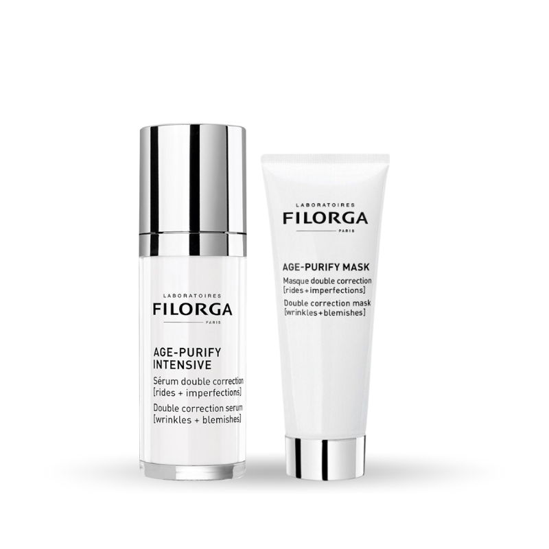 FILORGA DÚO TRATAMIENTO AGE-PURIFY ANTIEDAD PARA ELIMINAR IMPUREZAS ...
