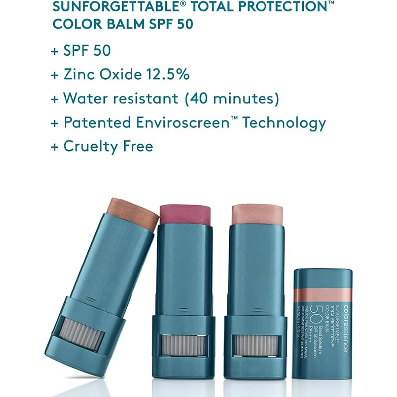 COLORESCIENCE SUNFORGETTABLE TOTAL PROTECTION COLOR BALM 9gr – Cremas Premium