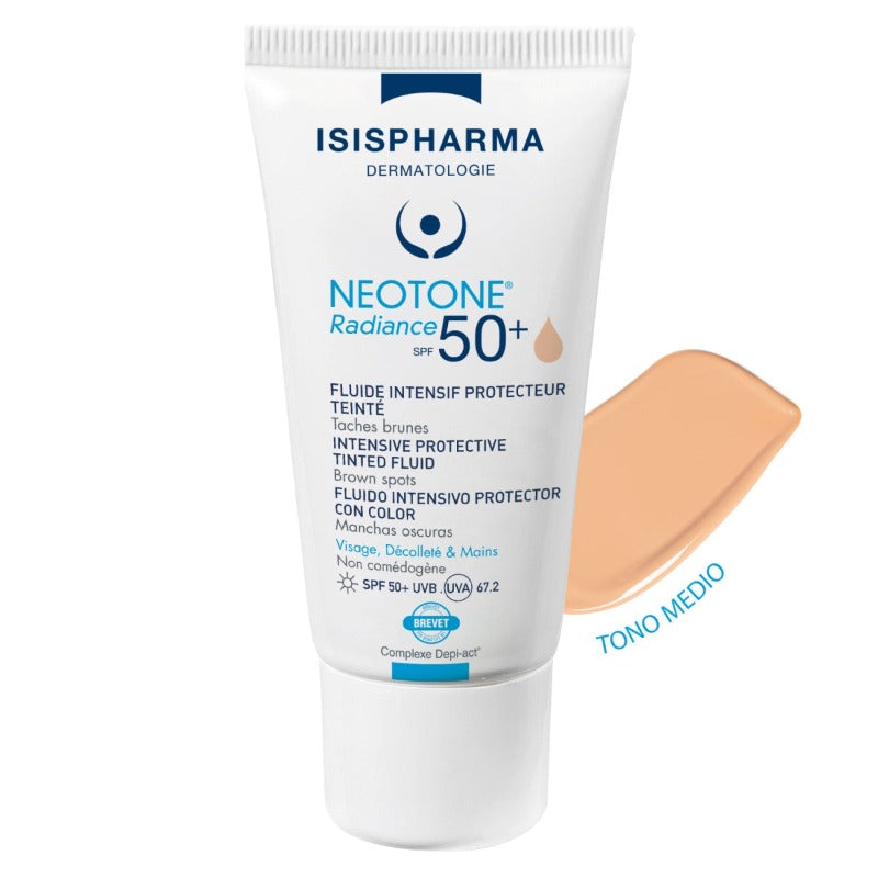 ISISPHARMA NEOTONE RADIANCE SPF50 COLOR MEDIUM 30 mL – Cremas Premium
