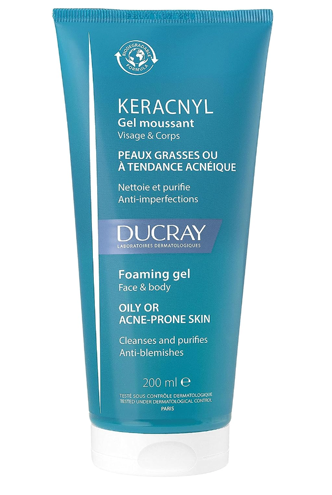 DUCRAY KERACNYL GEL MOUSSANT 200 mL – Cremas Premium