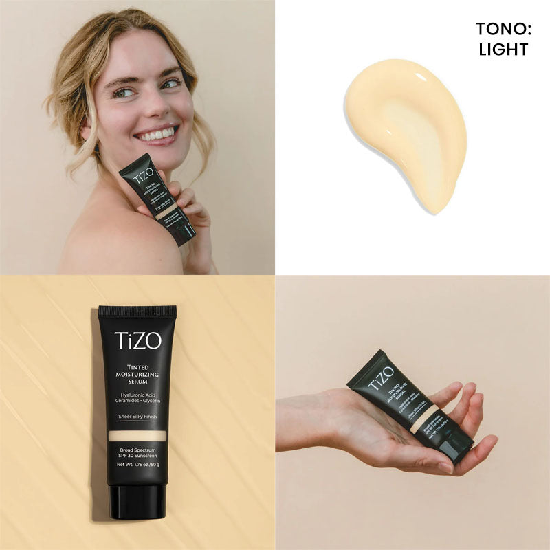 TIZO TINTED MOISTURIZING SERUM SPF 30 50gr – Cremas Premium