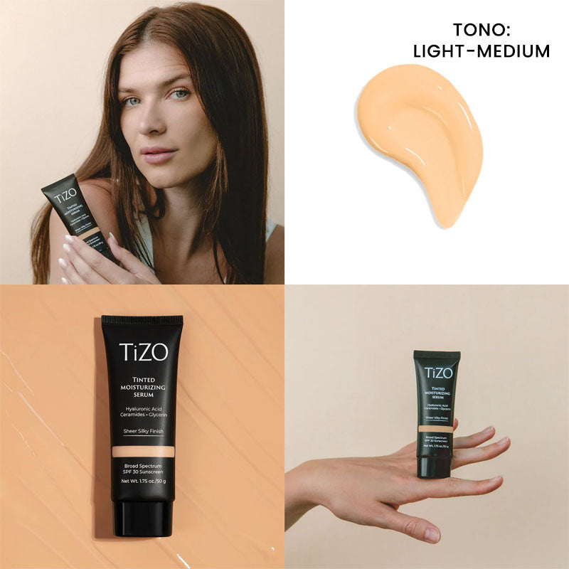 TIZO TINTED MOISTURIZING SERUM SPF 30 50gr – Cremas Premium