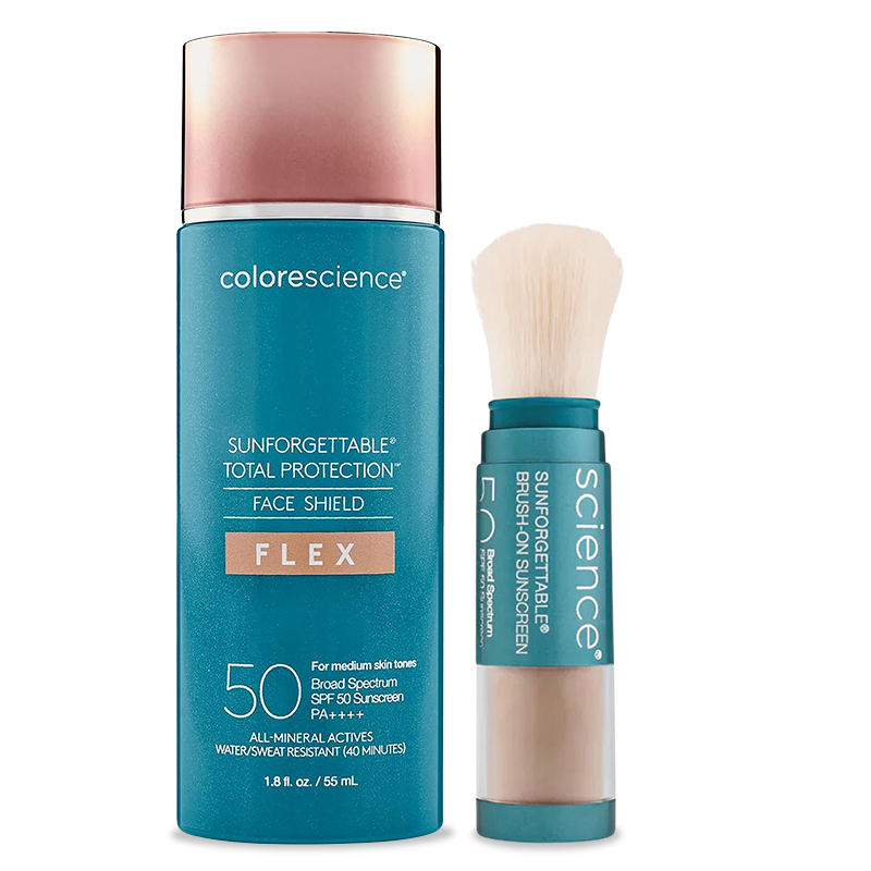 COLORESCIENCE DÚO PROTECCIÓN SOLAR CON COLOR TONO MEDIUM – Cremas Premium